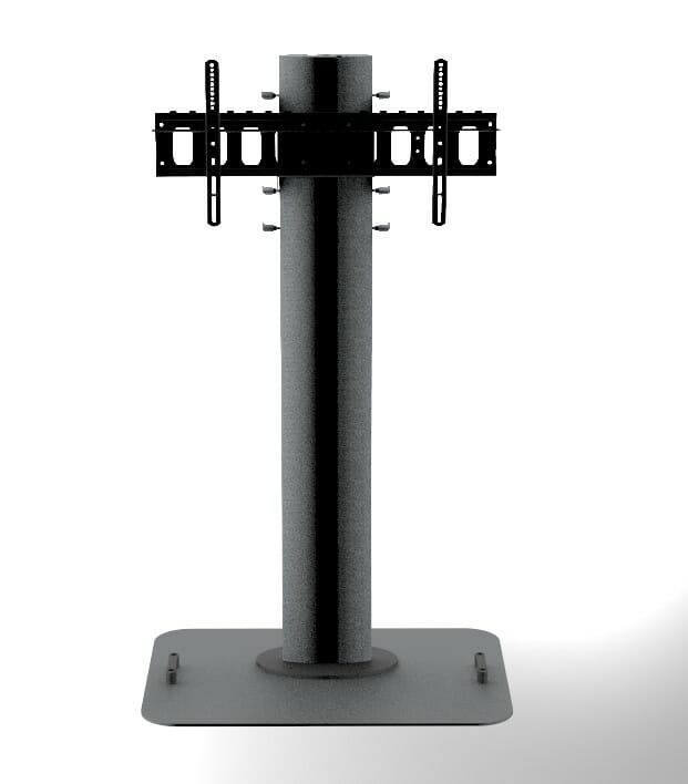 Slide Maxi floor stand support for large video monitors up to 110 ...